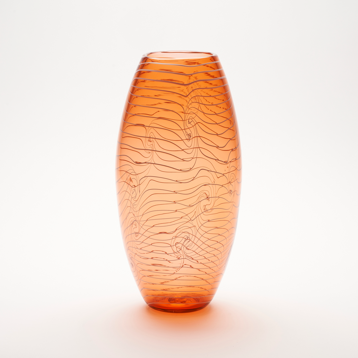 Topographic Zeppelin Vase – Small Batch Glass